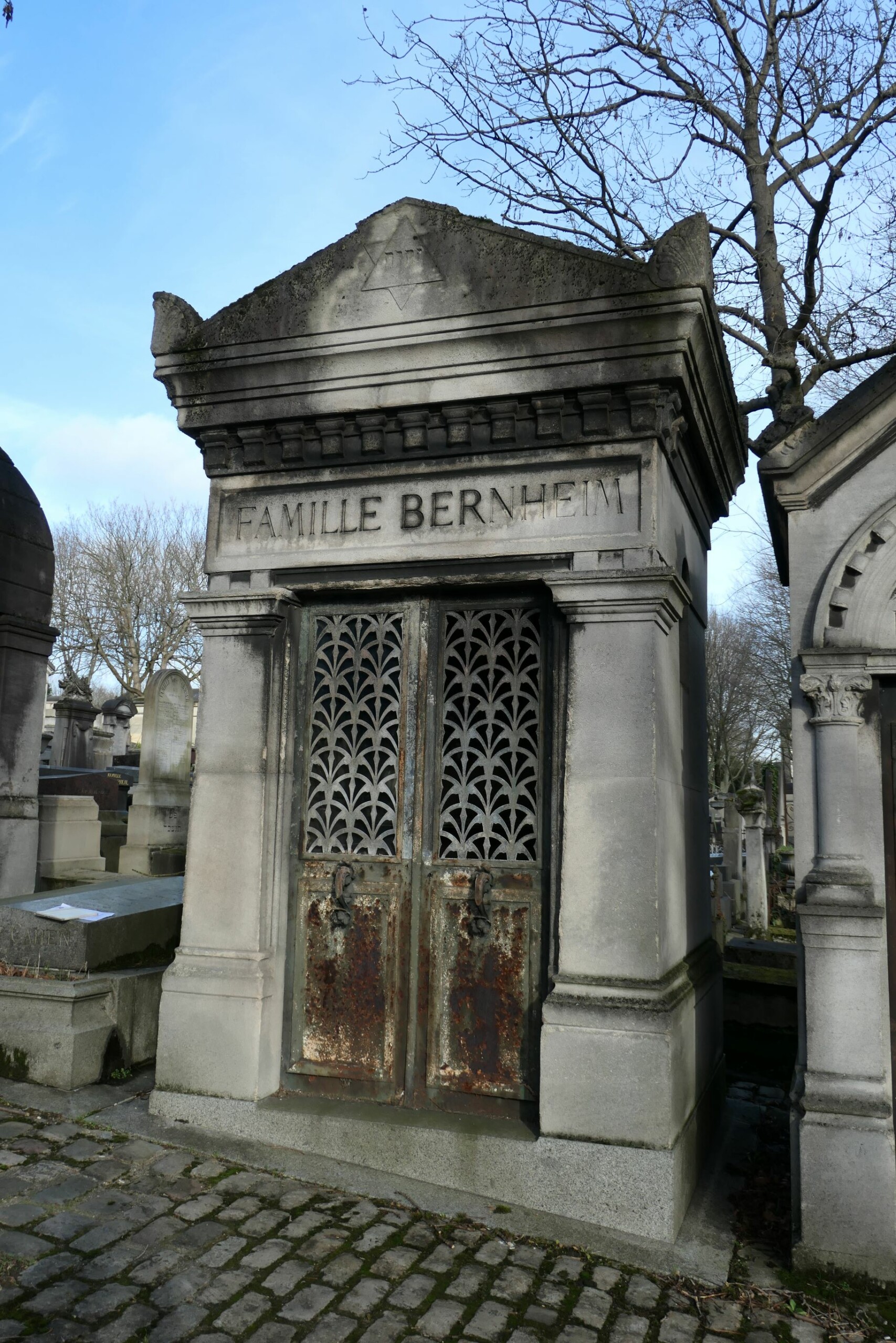Cimetière du Père Lachaise - APPL - BERNHEIM Gaston Georges (1873-1890)