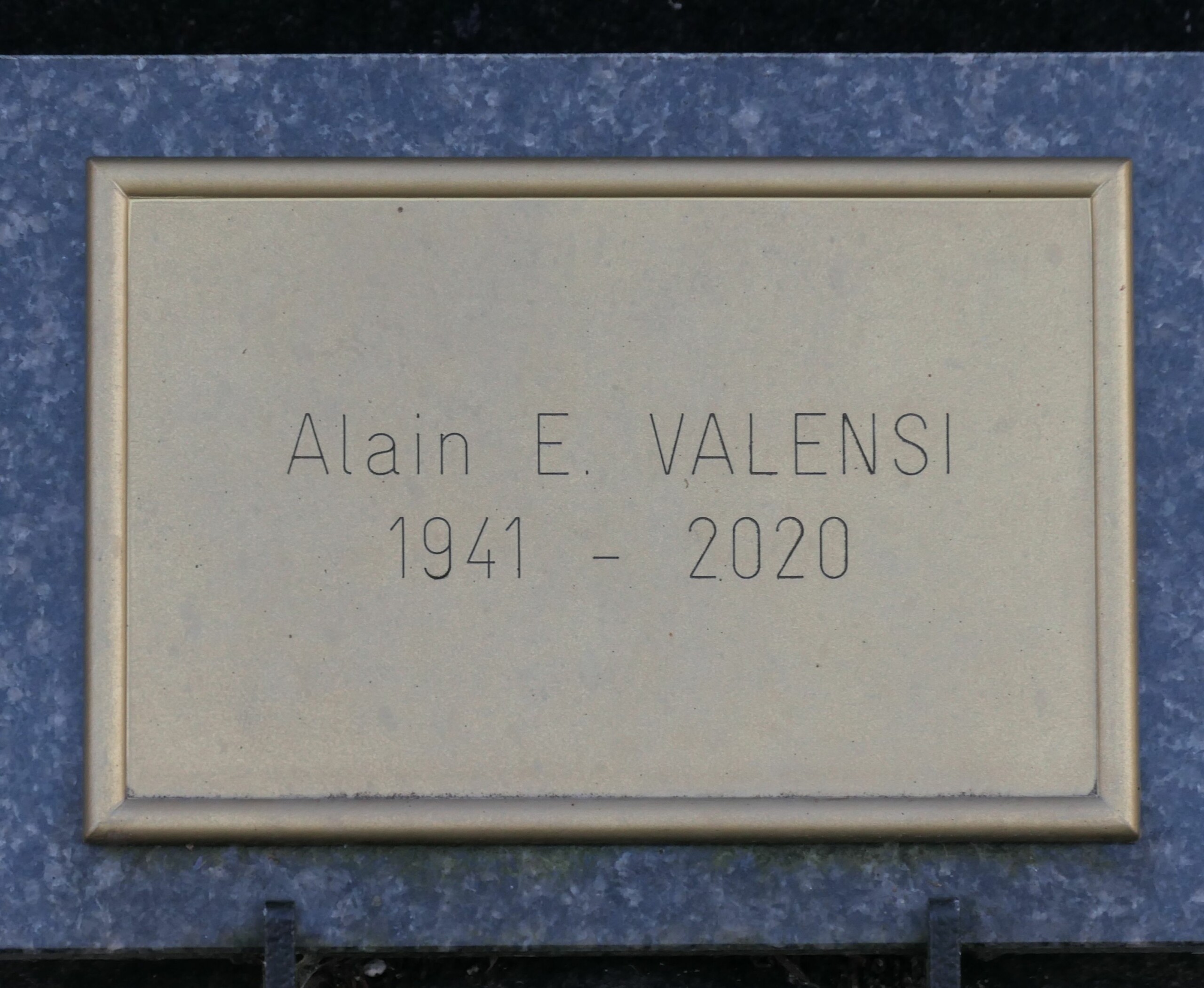 Cimetière du Père Lachaise - APPL - VALENSI Guillaume (1881-1957)