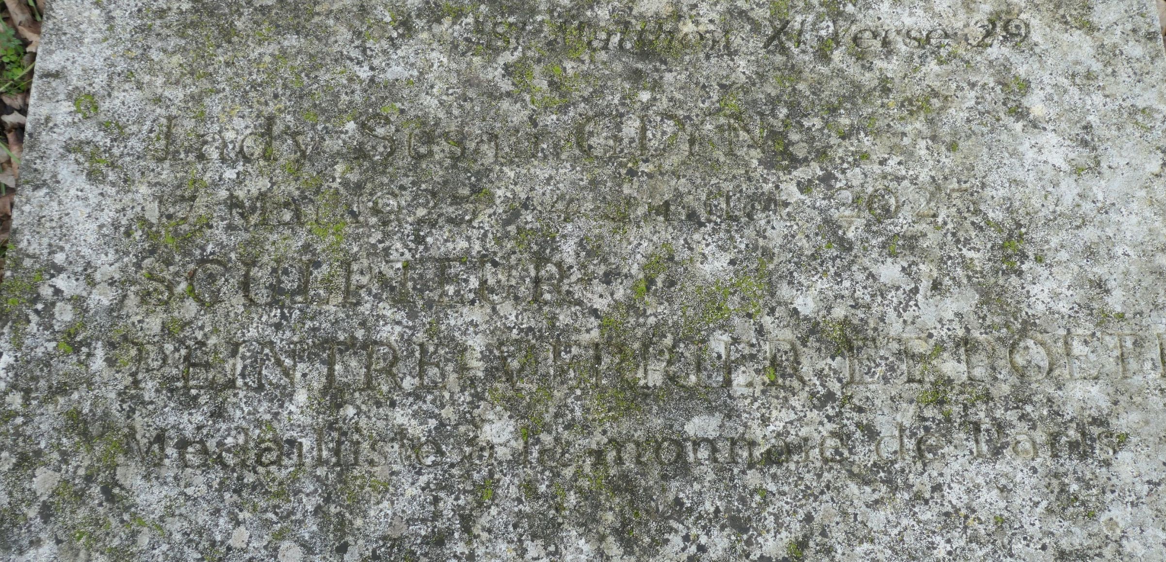 Cimetière du Père Lachaise - APPL - GLYN Susan, née RHYS-WILLIAMS (1925 ...